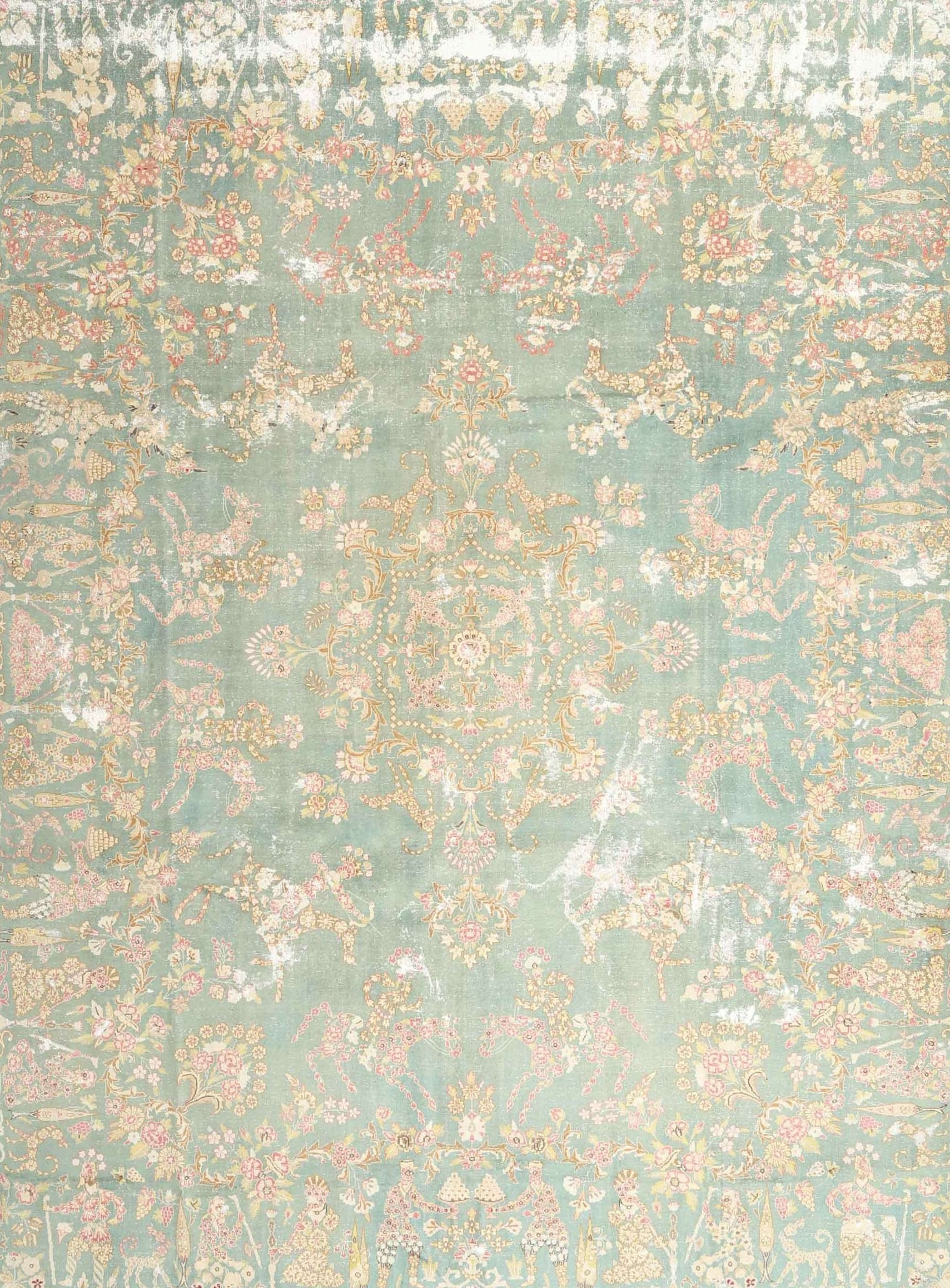 Bungalow Rose Floral Green/Brown/Pink Area Rug | Wayfair