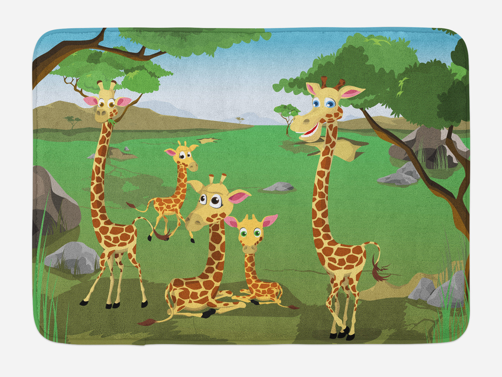 East Urban Home Norlene Bath Mat | Wayfair