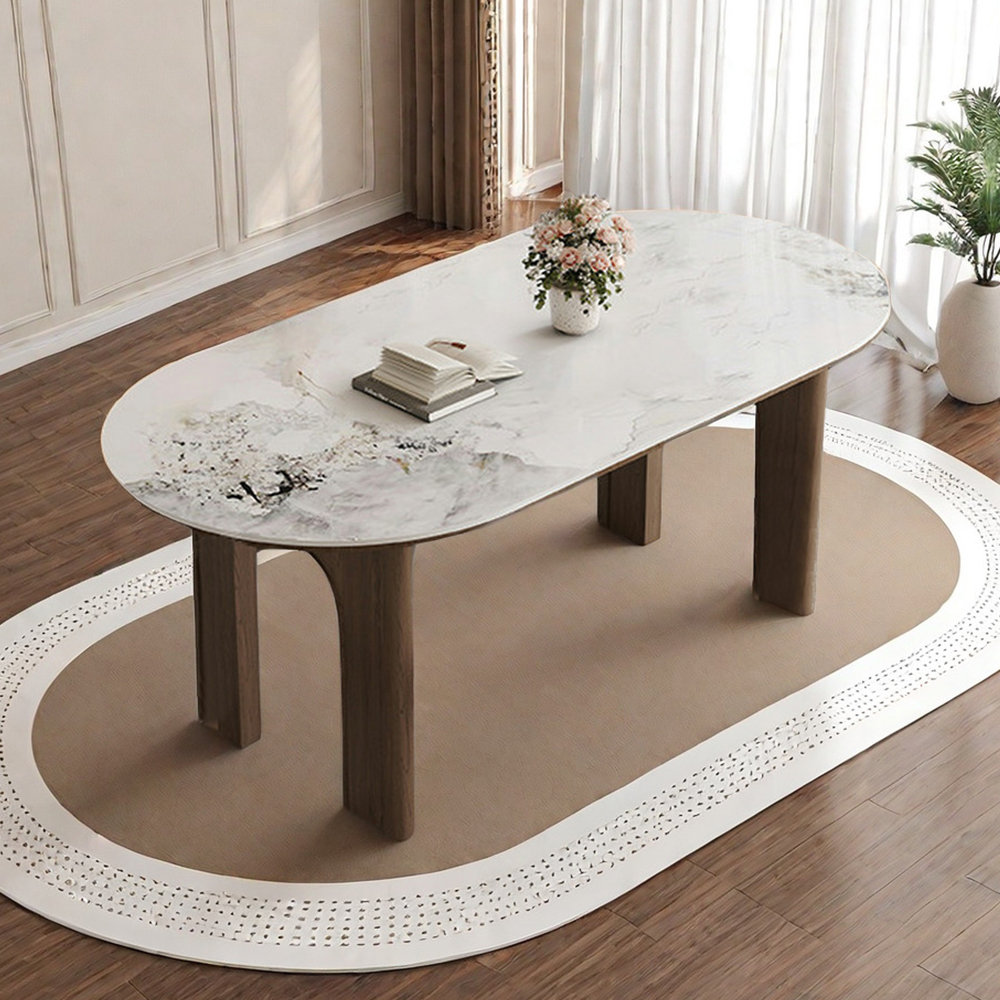 Orren Ellis Fiddemon Oval 31.5'' W Dining Table | Wayfair