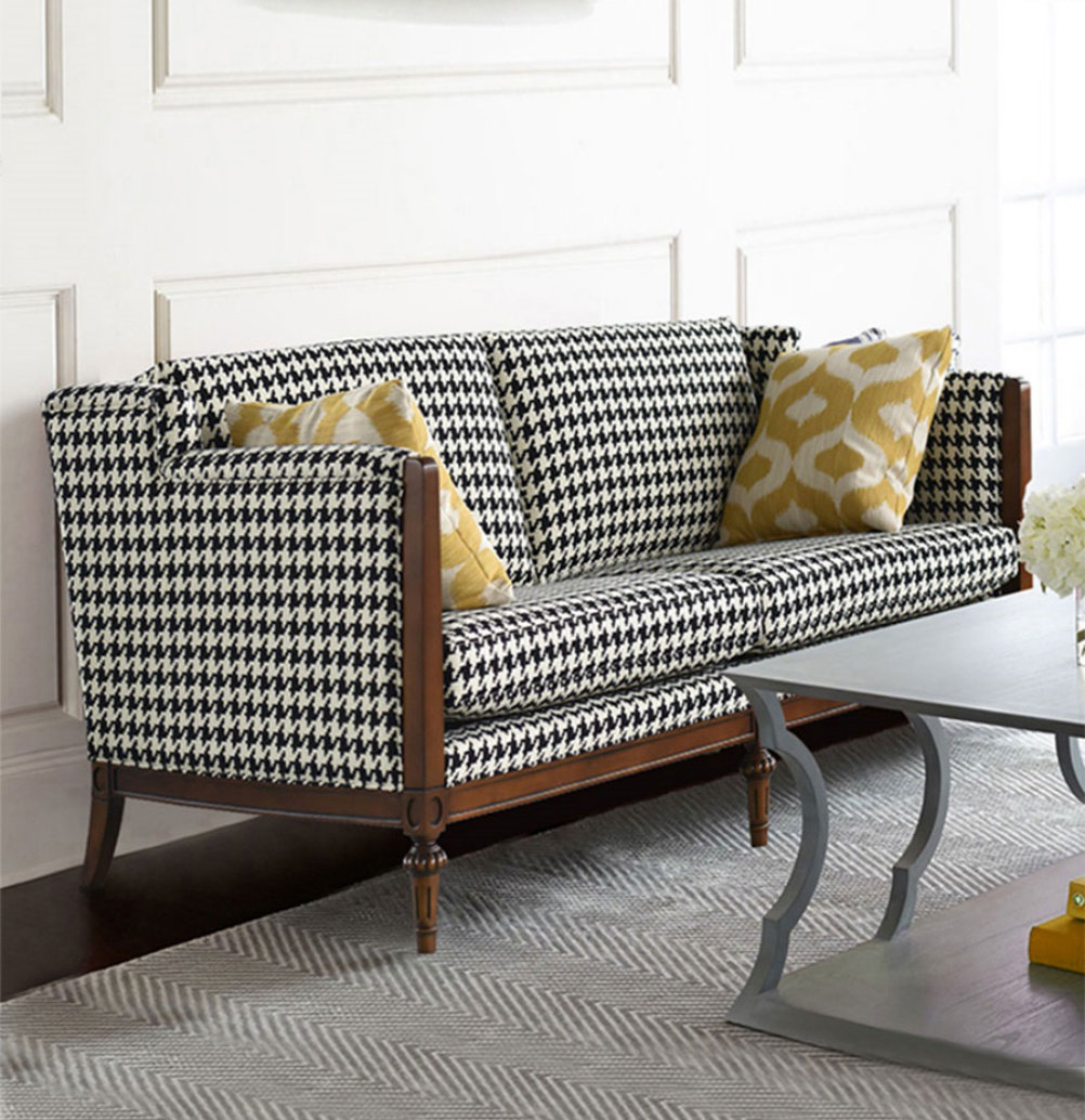 Romero Simple Solid Wood Sofa 75.6'' Upholstered Sofa | Wayfair