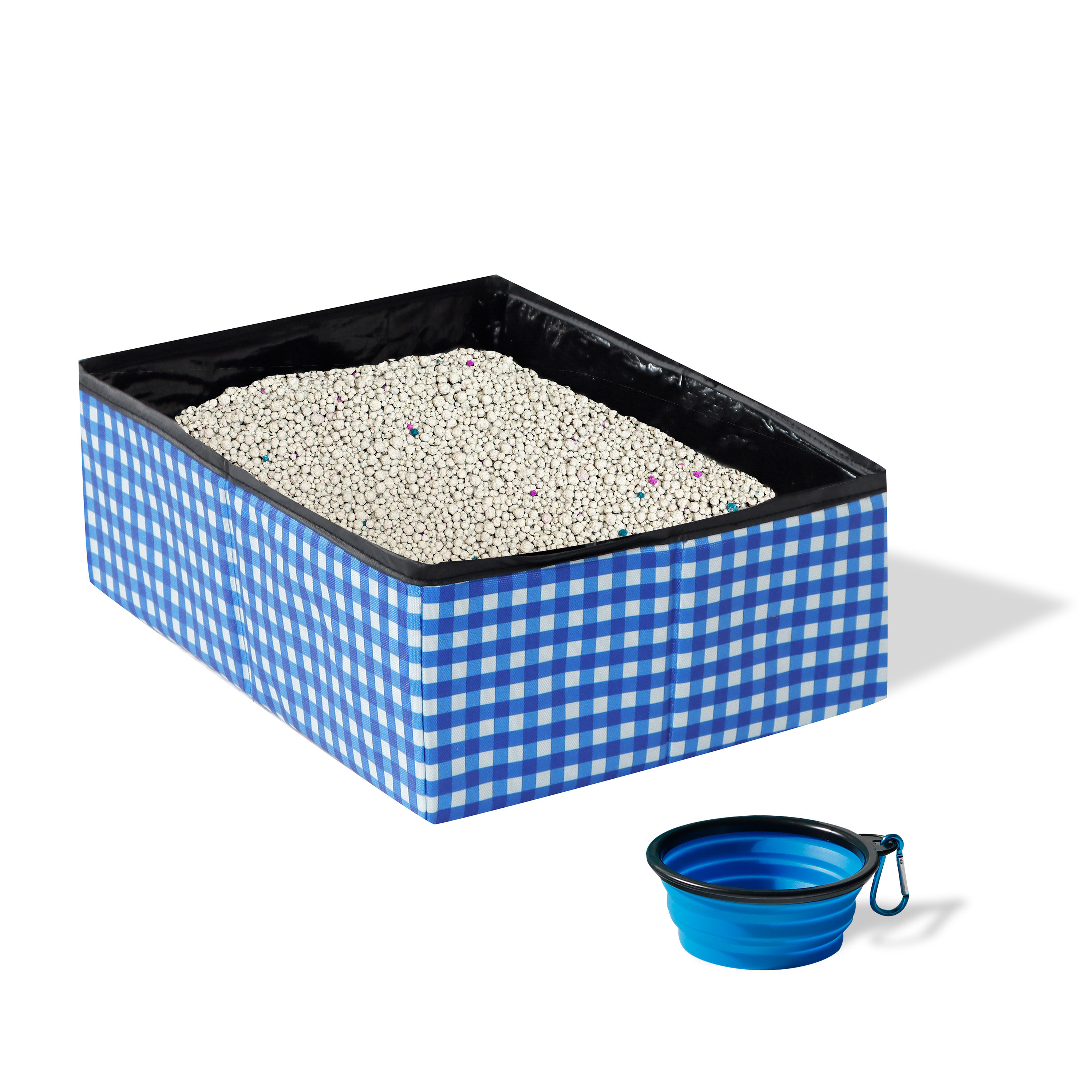 Tucker Murphy Pet™ Foldable Pop-Up Cat Litter Box - Packable For Travel ...