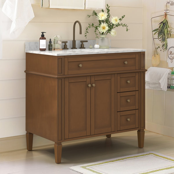 36 Inch Brown Bathroom Vanities You'll Love | Wayfair