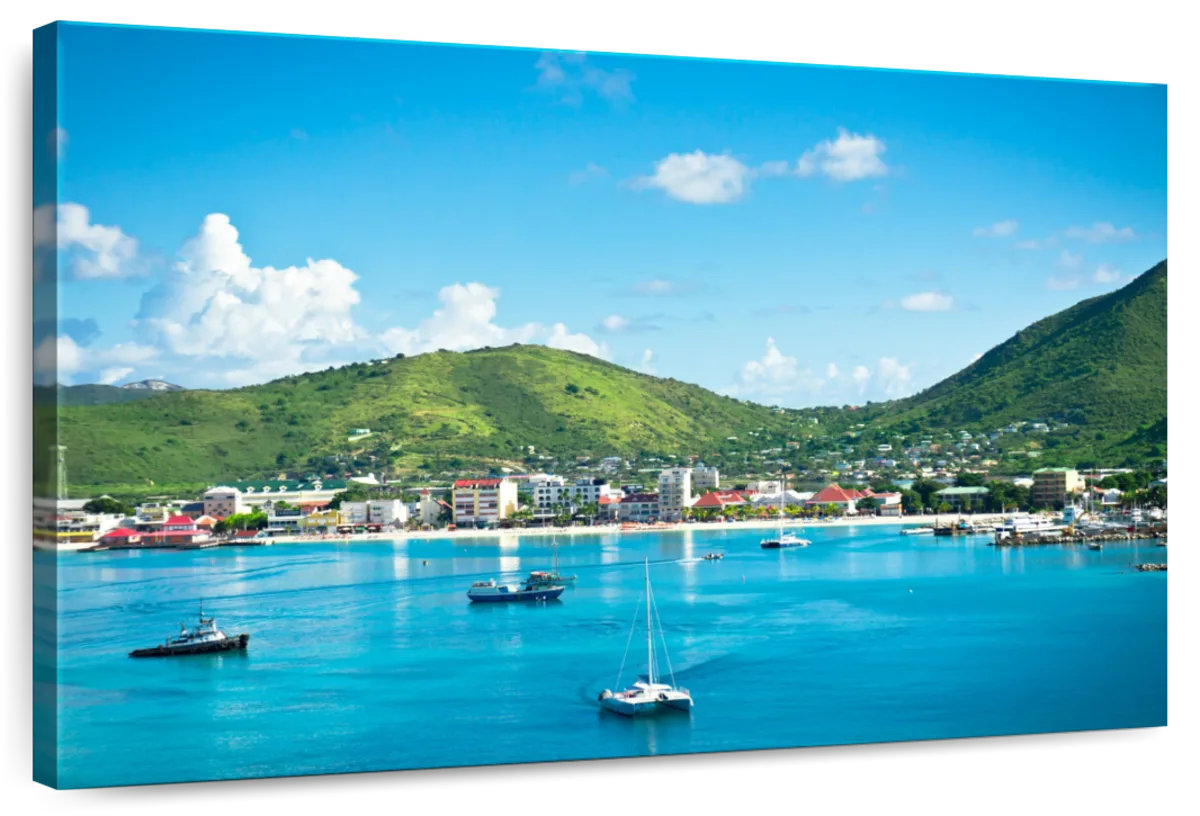Beachcrest Home™ Gillard Scenic Saint Martin Seascape | Wayfair