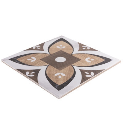 Industry Tile Artwood 8" x 8" Porcelain Wood Look Floor Use Tile ...