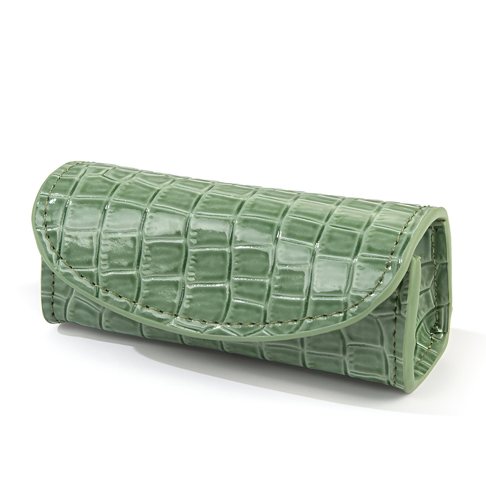 Lark Manor™ Light Luxury Mulin Green Crocodile Pattern Mini Jewelry Box ...