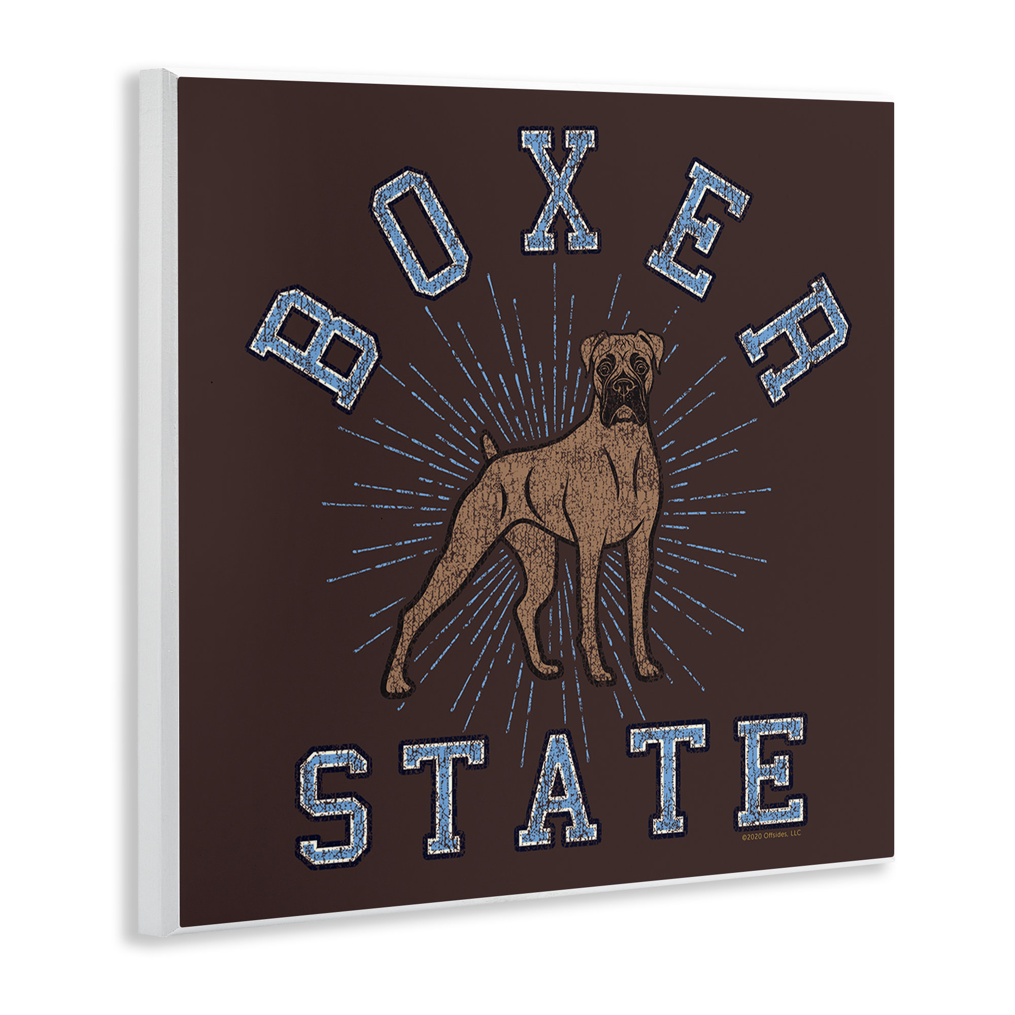 George Oliver Vintage Boxer State Wall Plaque Art by Spirit Animals ...
