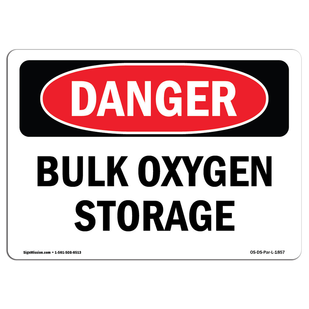 SignMission Bulk Oxygen Storage Sign | Wayfair