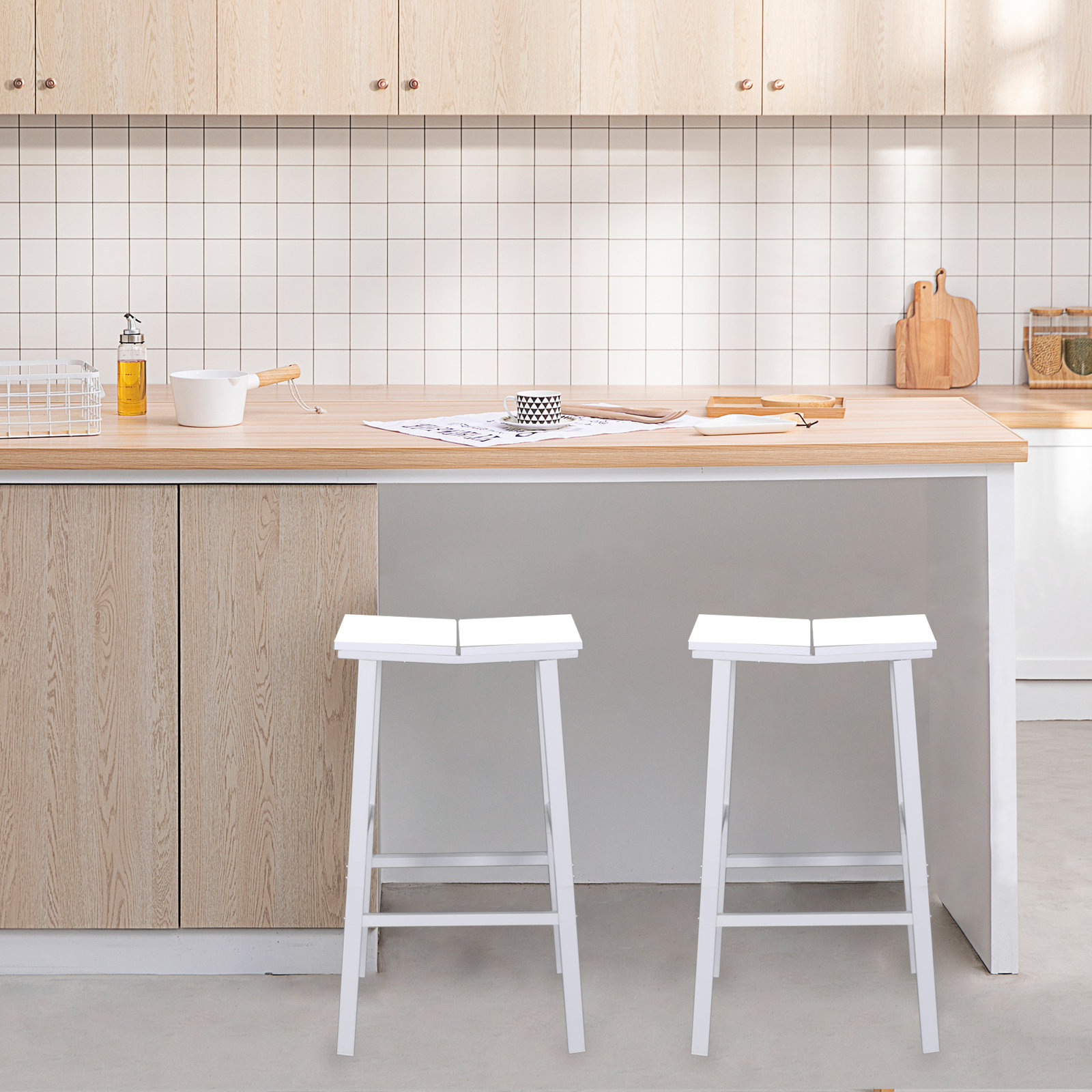 Latitude Run® 28.3'' Tall Counter Stools (Set Of 2) | Wayfair