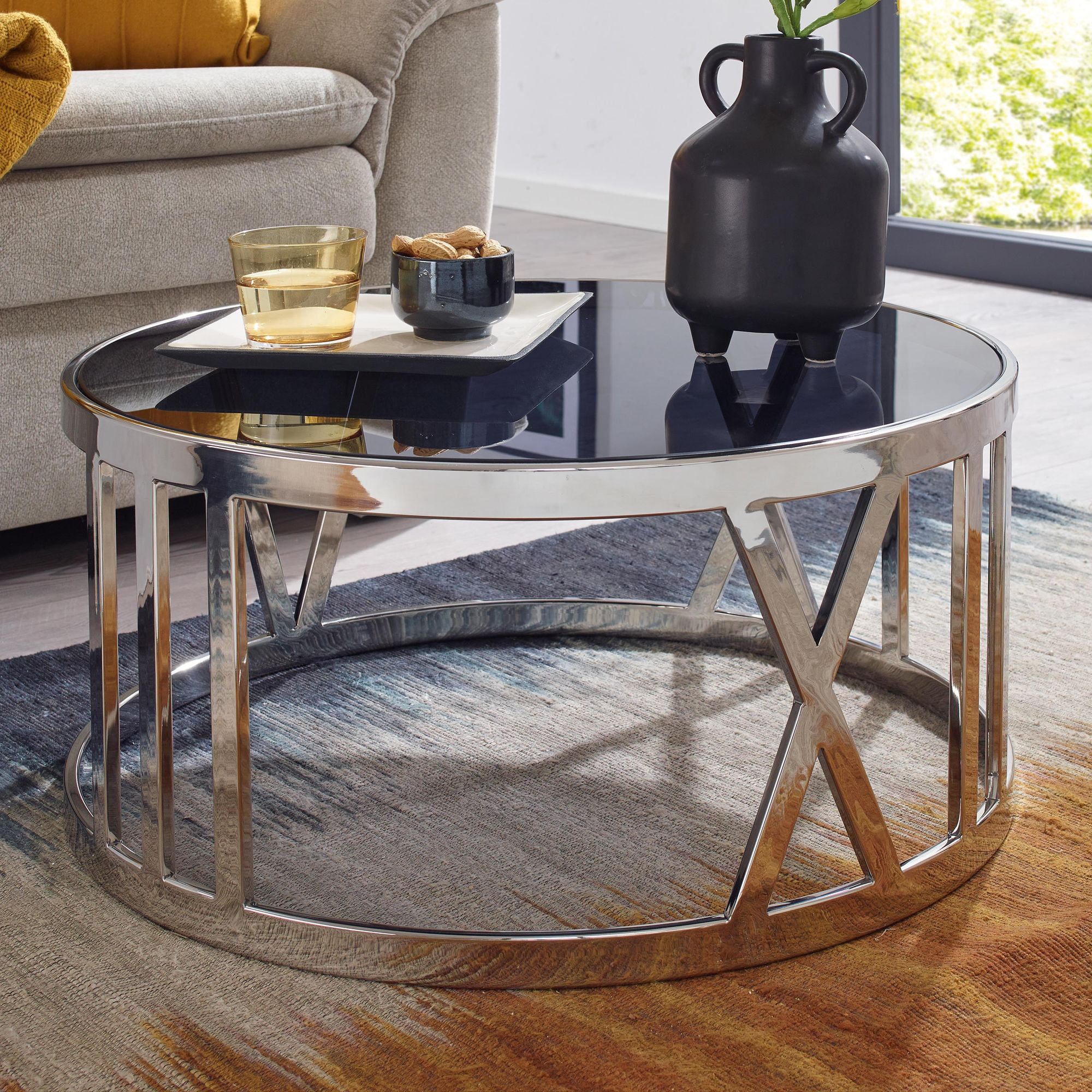 Wohnling Coffee Table Design round coffee table Small coffee table ...