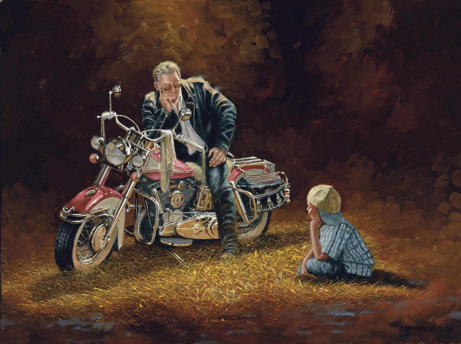 The Finishing Touch 'When I Grow up' by Dave Barnhouse Painting Print ...