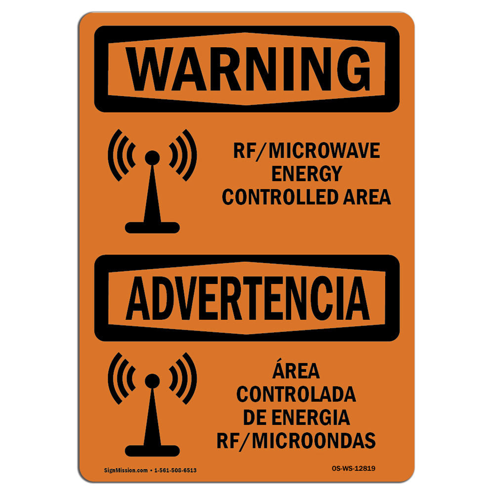 SignMission Rf Microwave Energy Controlled Area Sign - Wayfair Canada