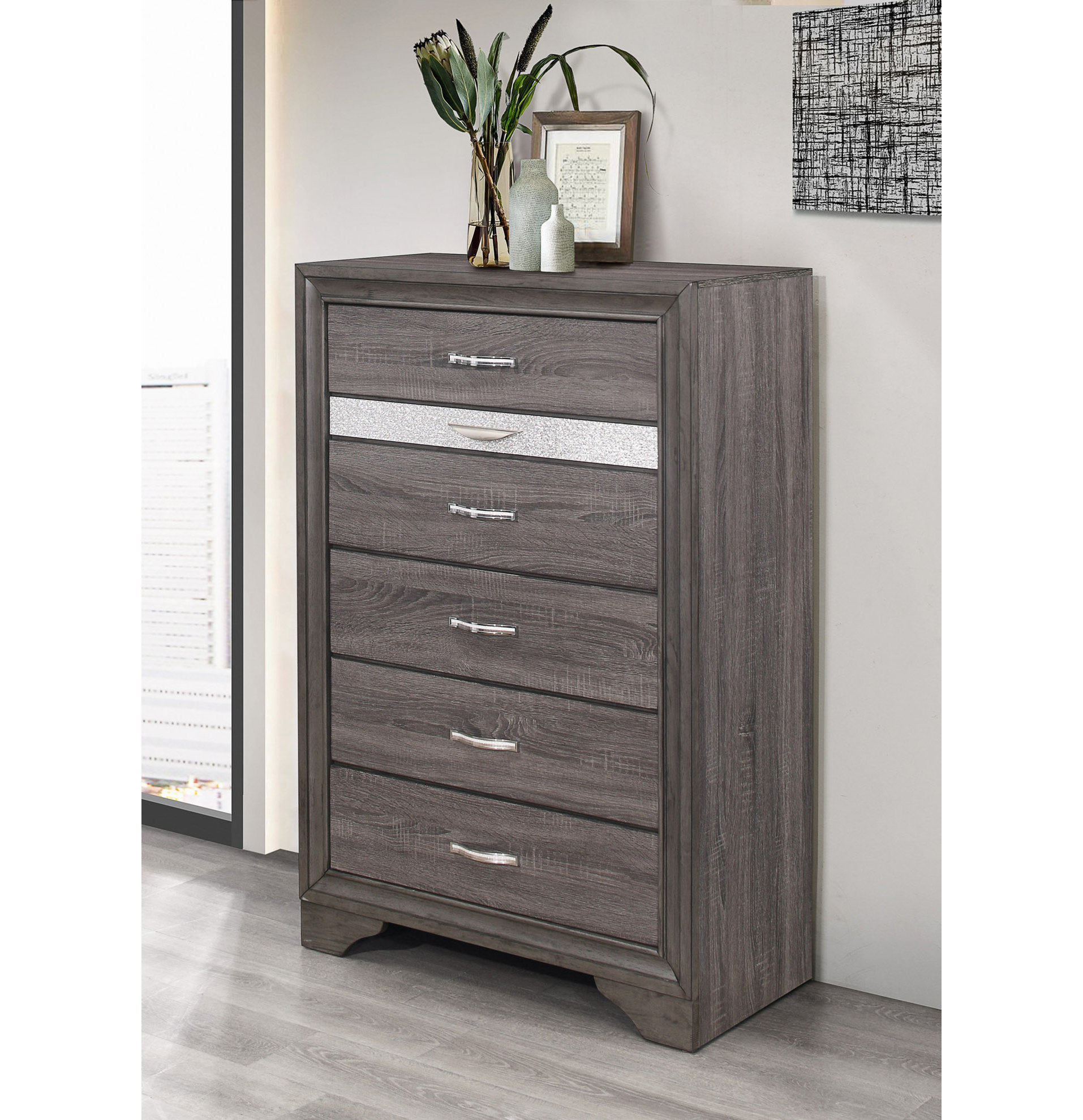 Rosdorf Park Ryder Sparkle Grey Chest - Wayfair Canada