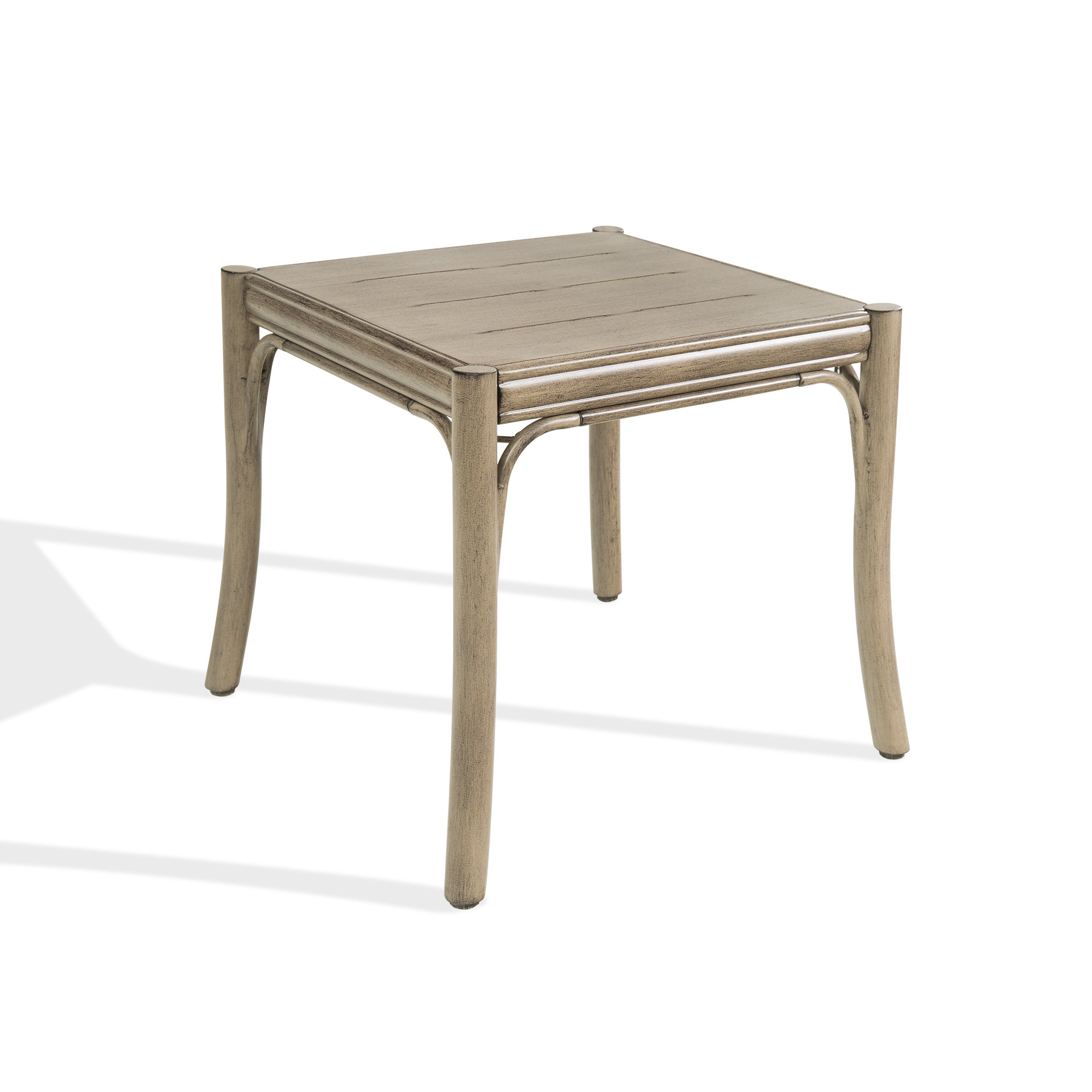 Lark Manor™ Table d'appoint carrée en aluminium L 19,5 po x l 19,5 po ...