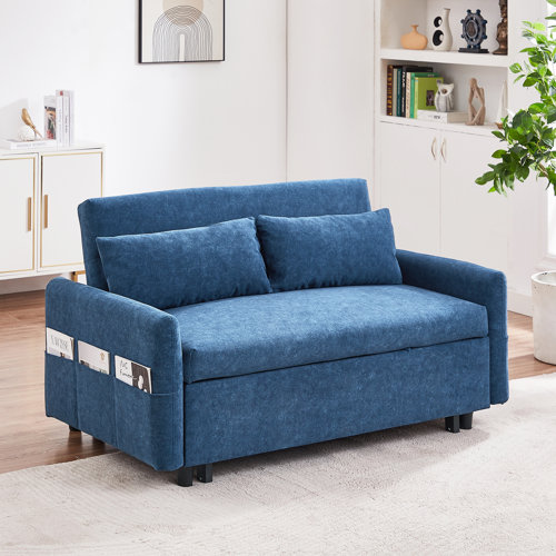 Blue Sofa Beds You'll Love | Wayfair