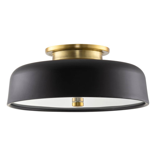 Shaded Flush Mount Lighting You'll Love | Wayfair