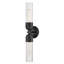 Joss & Main Morant Two Light Bath Wall Sconce w/ Fluted Glass Shades ...