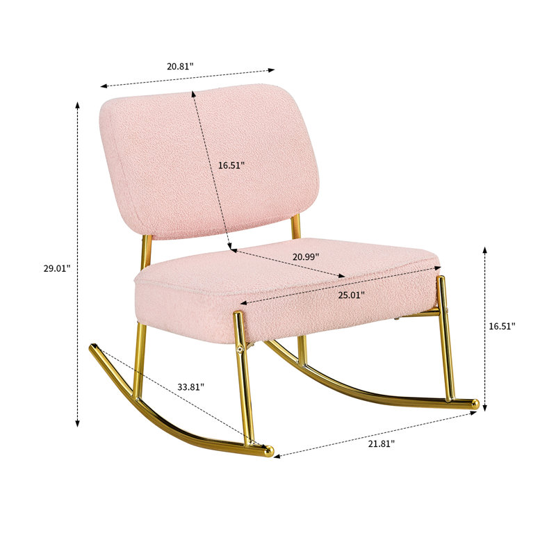 Mercer41 Alcera Rocking Chair | Wayfair