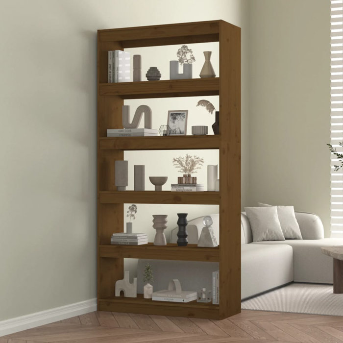 Ebern Designs Book Cabinet Room Divider Display Book Rack Bookshelf ...