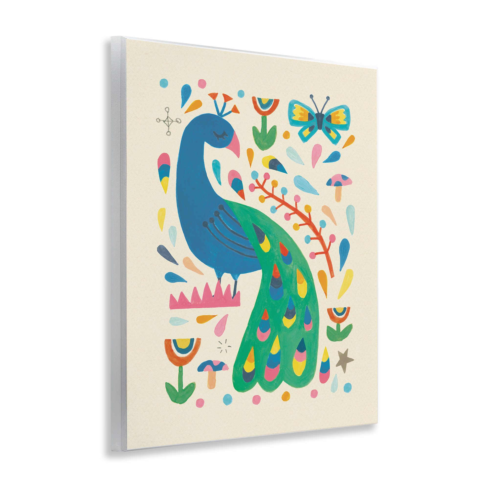 Highland Dunes Pretty Peacock Patterns Wall Plaque Art by Irene Chan ...
