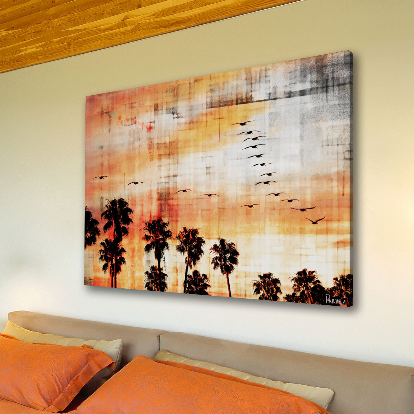Parvez Taj 'Ocean Trails' by Parvez Taj - Wrapped Canvas Graphic Art ...
