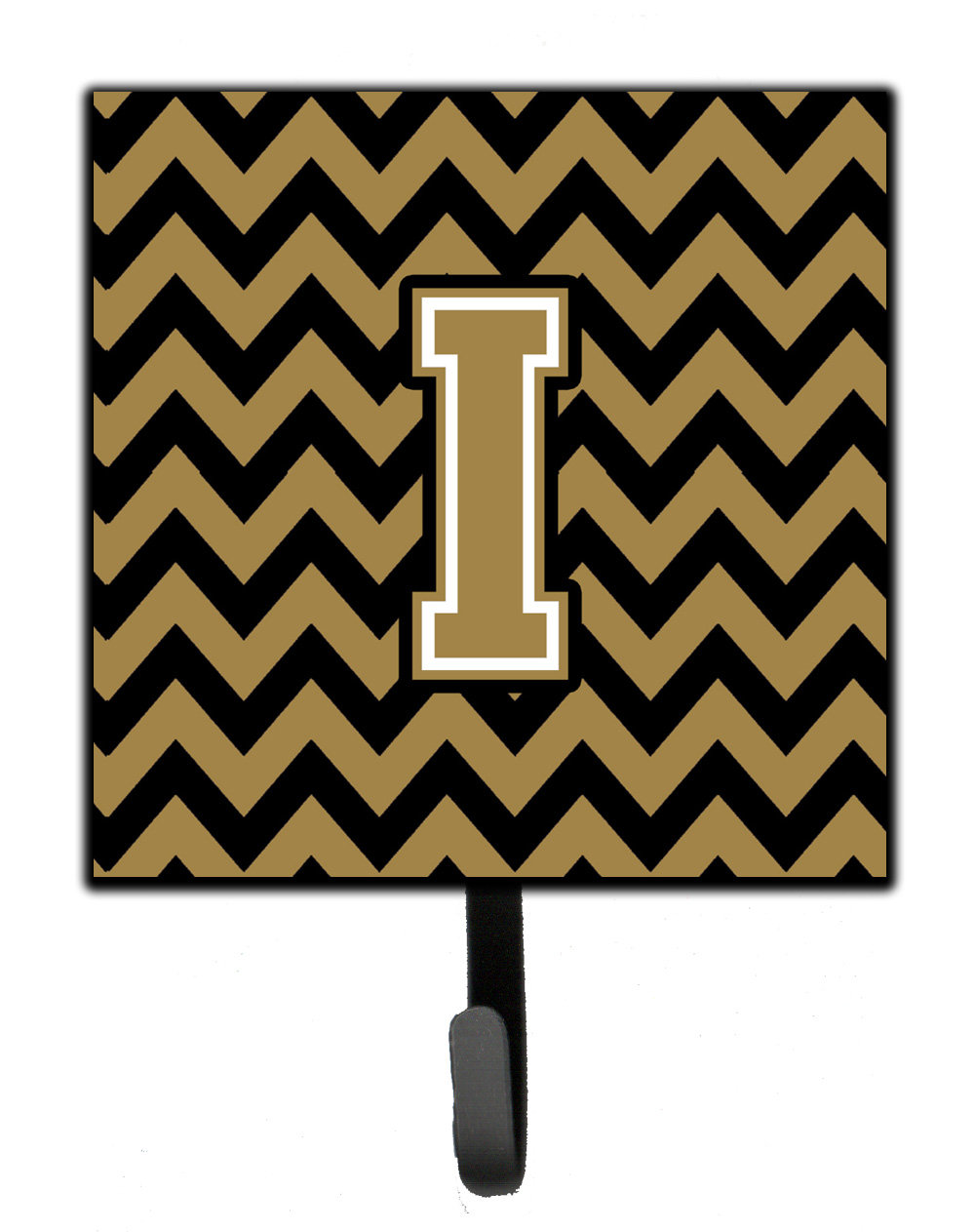 Ebern Designs Pittsburg Letter C Chevron Garnet Wall Key Organizer with ...