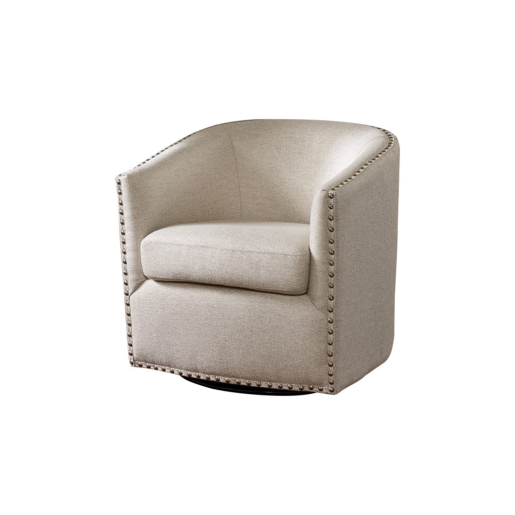 Hokku Designs Modern Polyester Swivel Accent Chair,Comfortable 360 ...