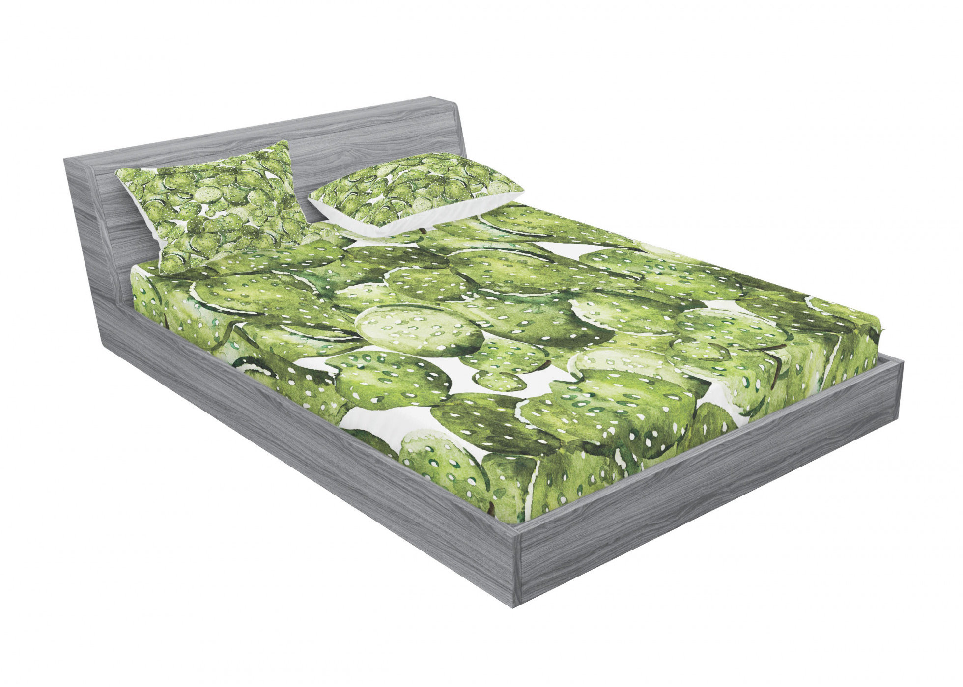 Ambesonne Cactus Petals Spikes Sheet Set | Wayfair