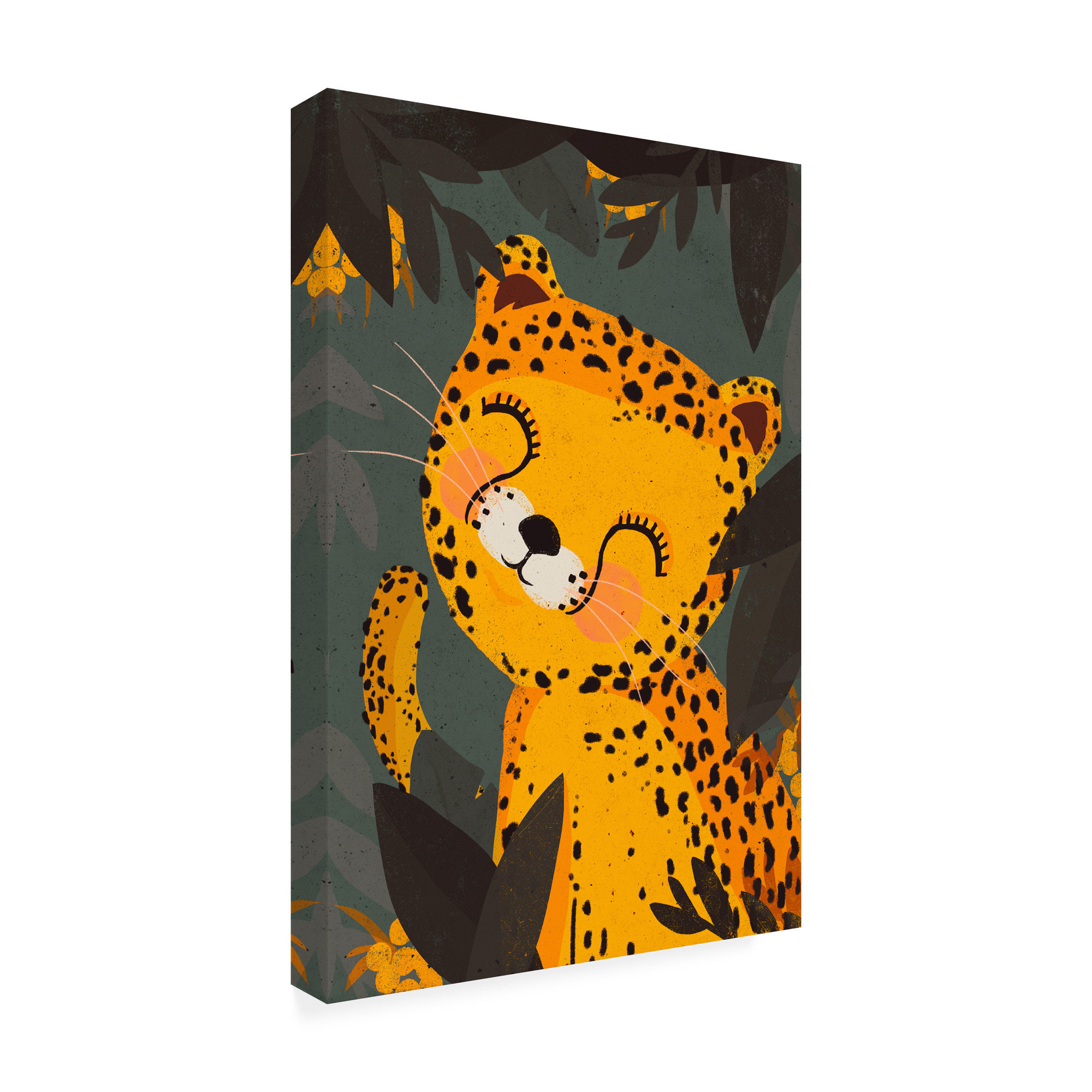 House of Hampton® Ellexis Little Leo On Canvas Print | Wayfair