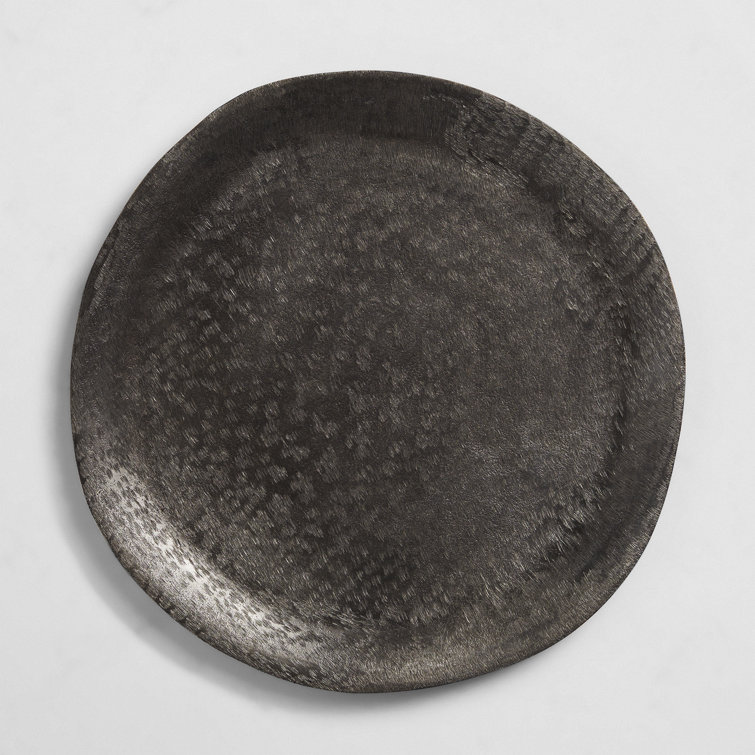 Zadia Brushed Metal Charger Plate & Reviews | Joss & Main