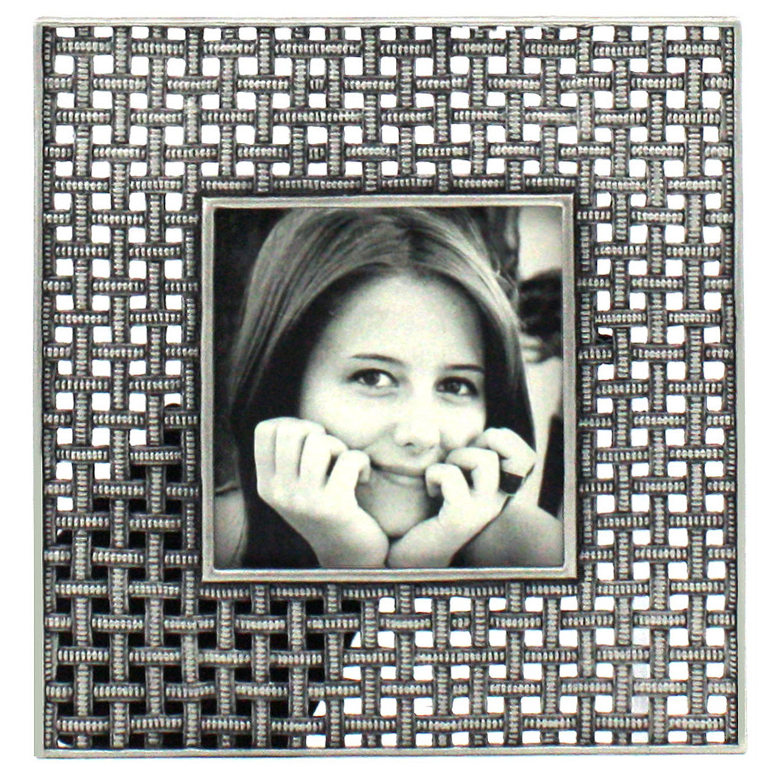 Fetco Home Decor Montage Beaded Squares Photo Frame | Wayfair