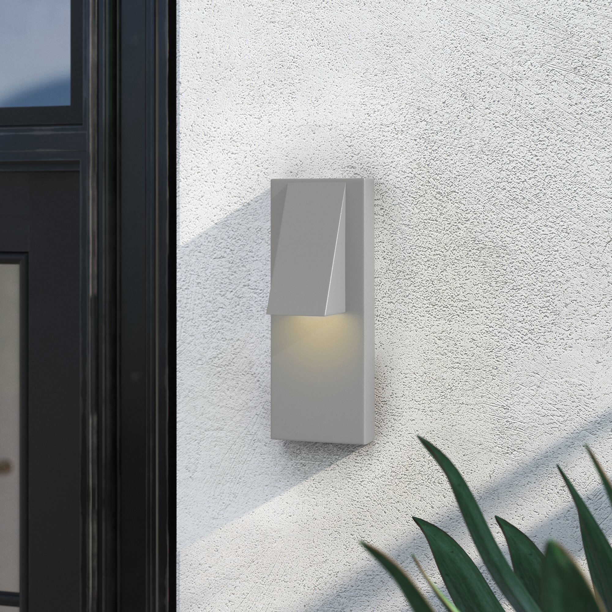 Mercury Row Addilynn 1 - Bulb 13" H Integrated LED Outdoor Flush Mount ...
