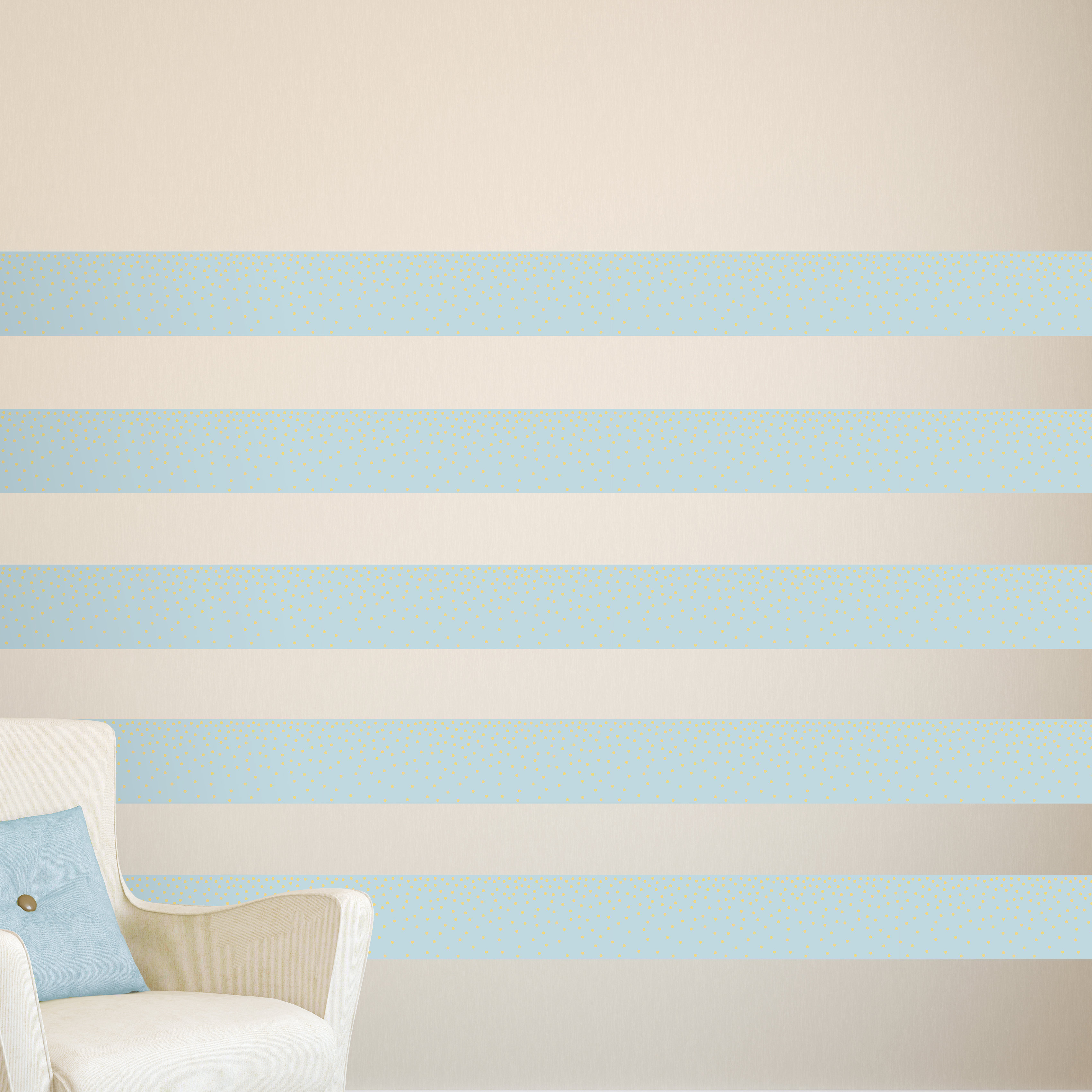 Isabelle & Max™ Falling Dots Border Peel and Stick Wallpaper | Wayfair