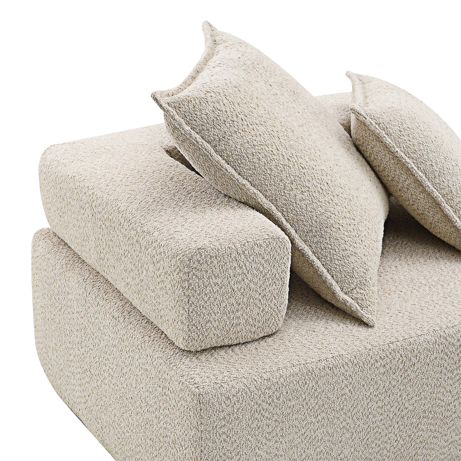 Latitude Run® Modular Sectional Sofa,Convertible Compressed Couch ...