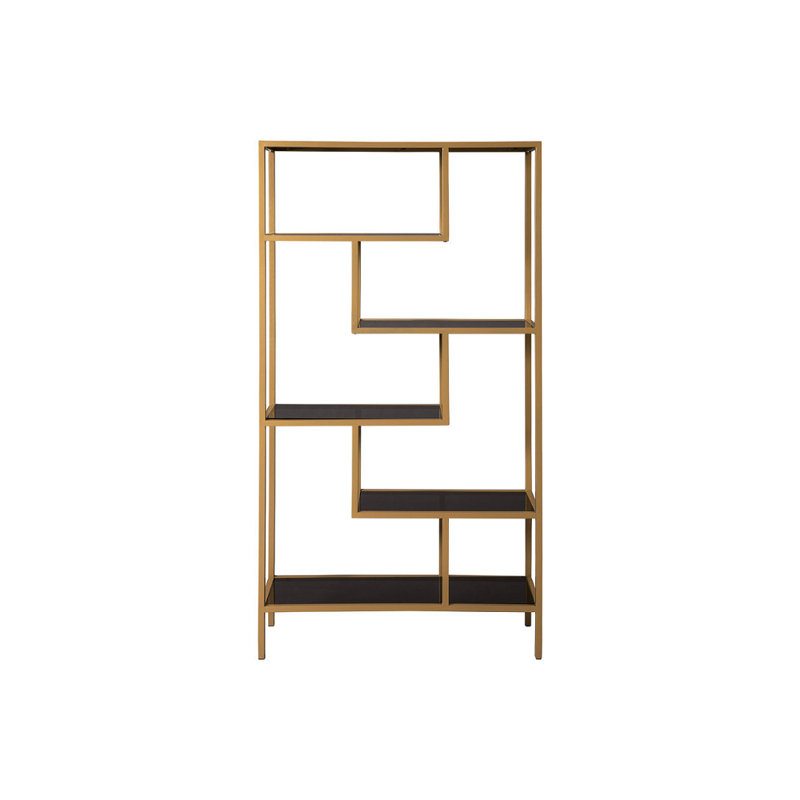 Etta Avenue™ Liliana 70.25" H x 36" W Metal Etagere Bookcase & Reviews ...