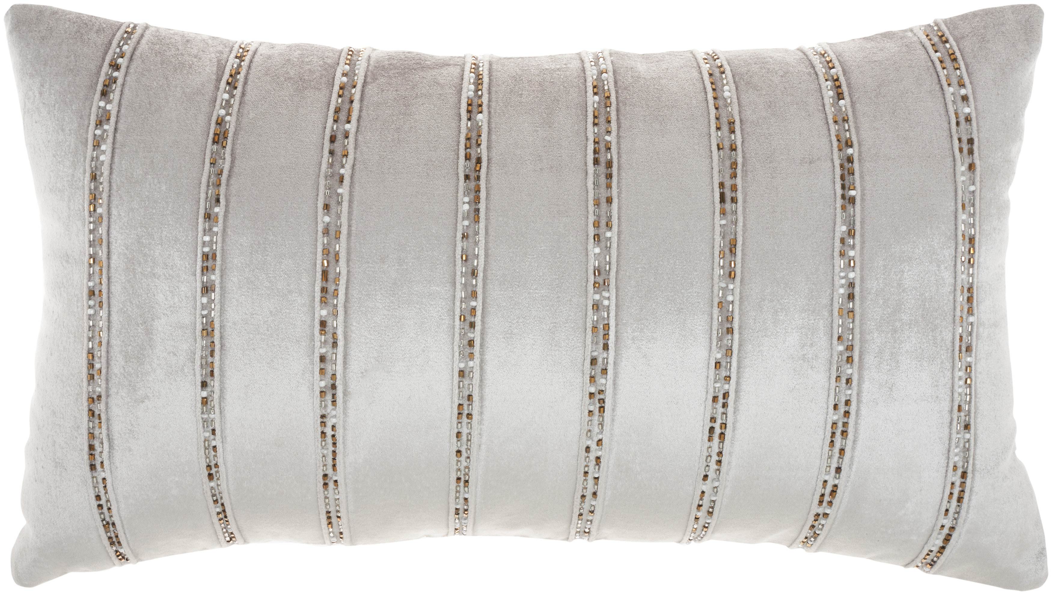 Mina Victory AZ217-012021 Cotton Blend and Viscose Lumbar Rectangular ...