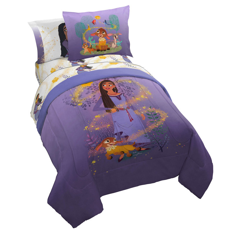 Disney Wish Shine on Star Bed Set w/ Sham | Wayfair