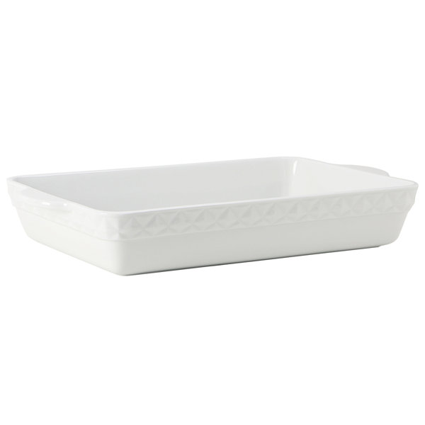 Tuxton DisplayTux Casserole Rectangular 6-1/4qt 18-1/2"(16-1/2" w/o ...