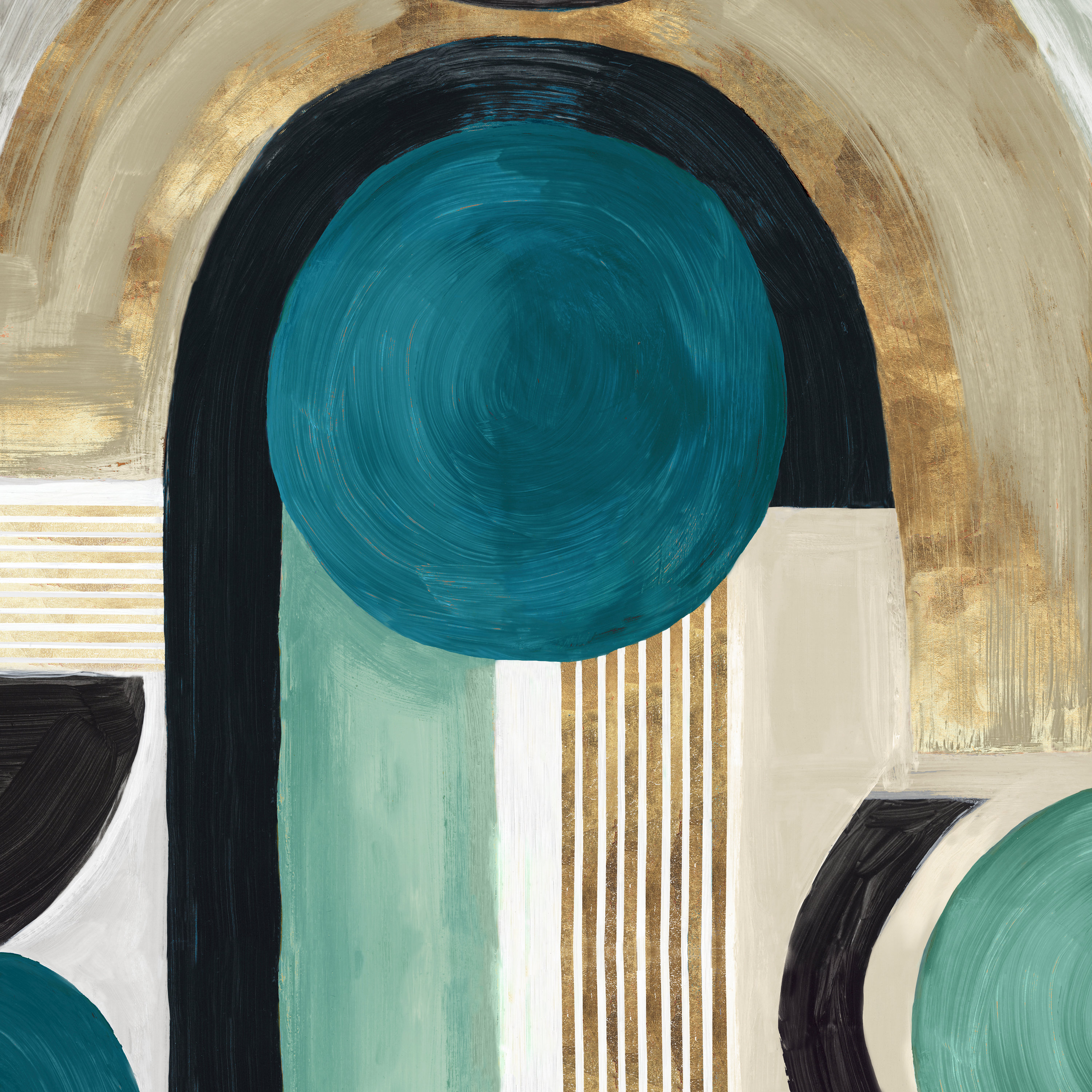 Wrought Studio™ Adorning Blocks II by Eva Watts - Wrapped Canvas Print ...