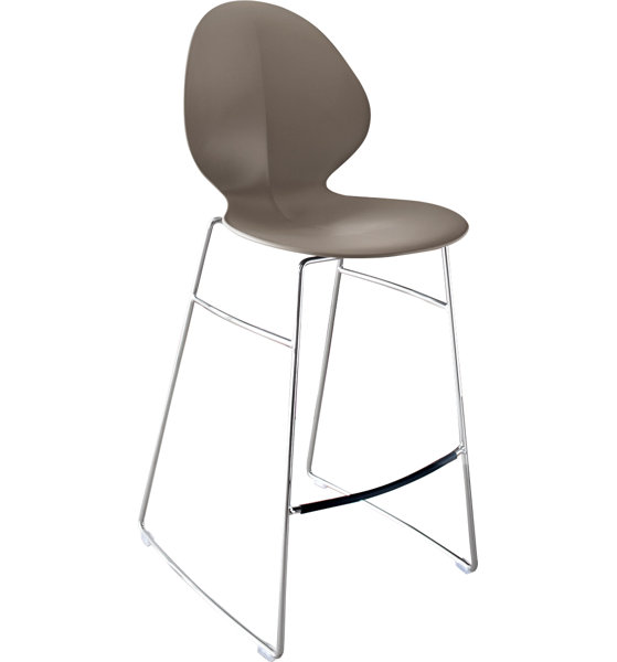 Calligaris Basil Ergonomic Stool with Metal Base & Reviews | Wayfair