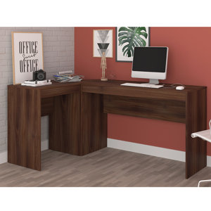 Latitude Run Set Corner L-Shaped Executive Desk | Wayfair.co.uk