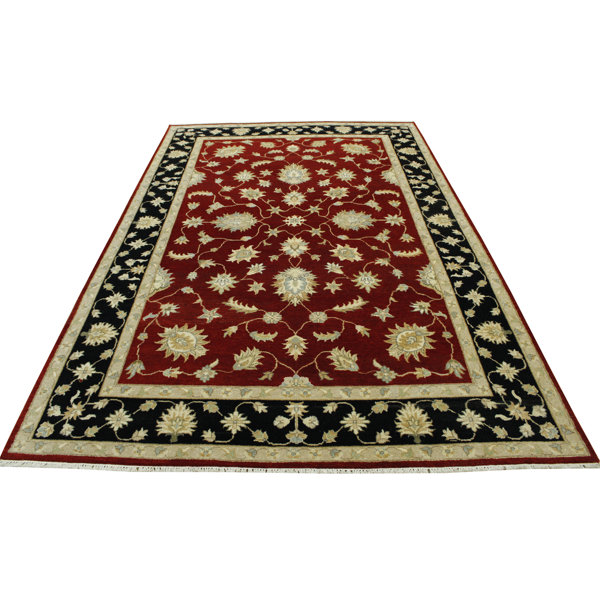 Isabelline Xhirald One-of-a-Kind 5.11x9.3 Area Rug Red | Wayfair