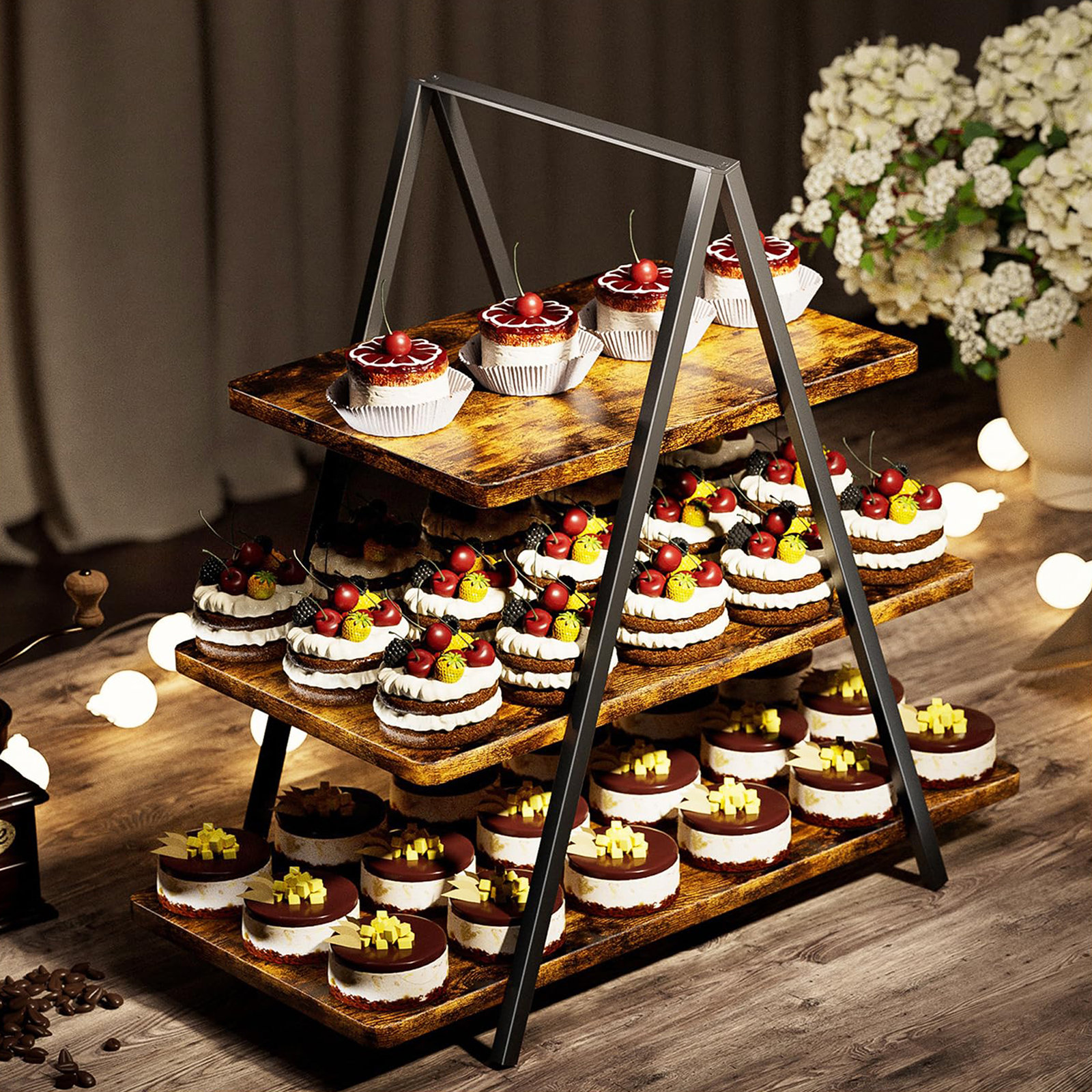 Hokku Designs Jakyan 3 Tiered Stand - Wayfair Canada