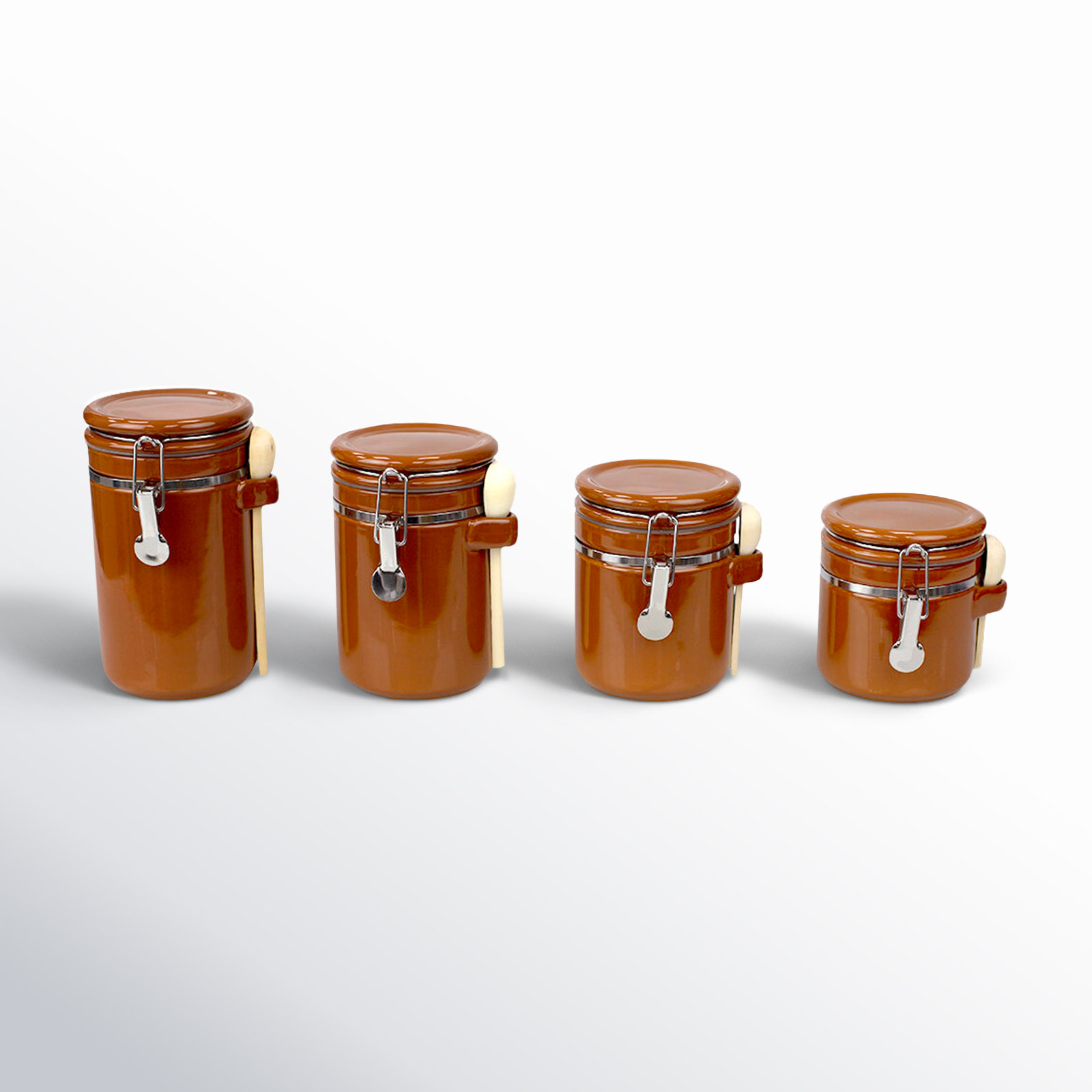 Prep & Savour Aimee 4 Piece Kitchen Canister Set & Reviews | Joss & Main