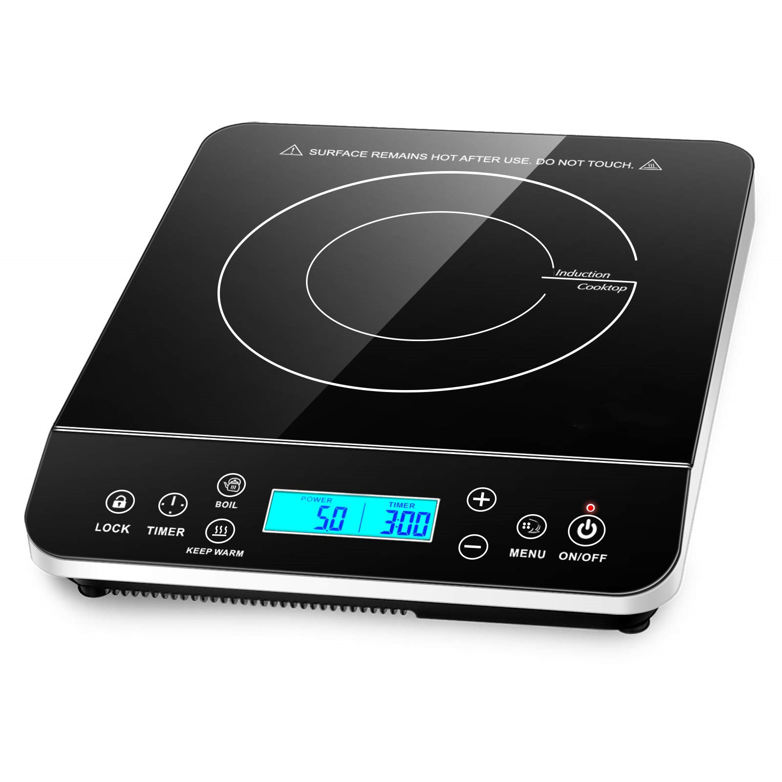 QUALITY FLOORING INC. Portable Induction Cooktop Burner, Induction Hot ...