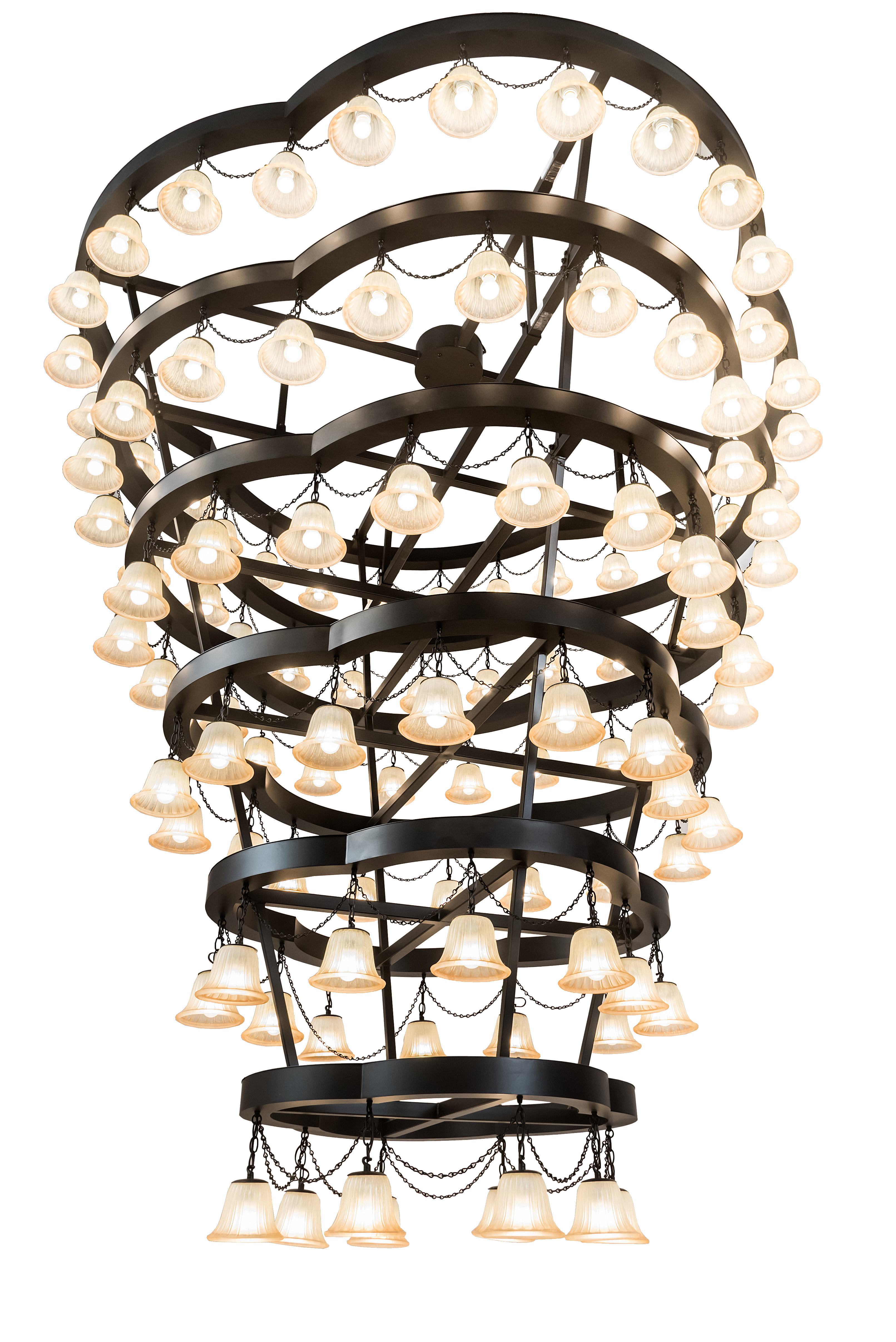2nd Ave Lighting Cretella 108 - Light Statement Tiered Chandelier ...