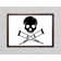 Bright Star Jackass Skull N Bones B N W - Single Picture Frame Art ...