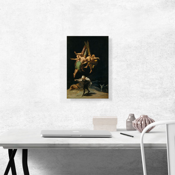 ARTCANVAS The Witches Flight 1798 On Canvas by Francisco De Goya ...