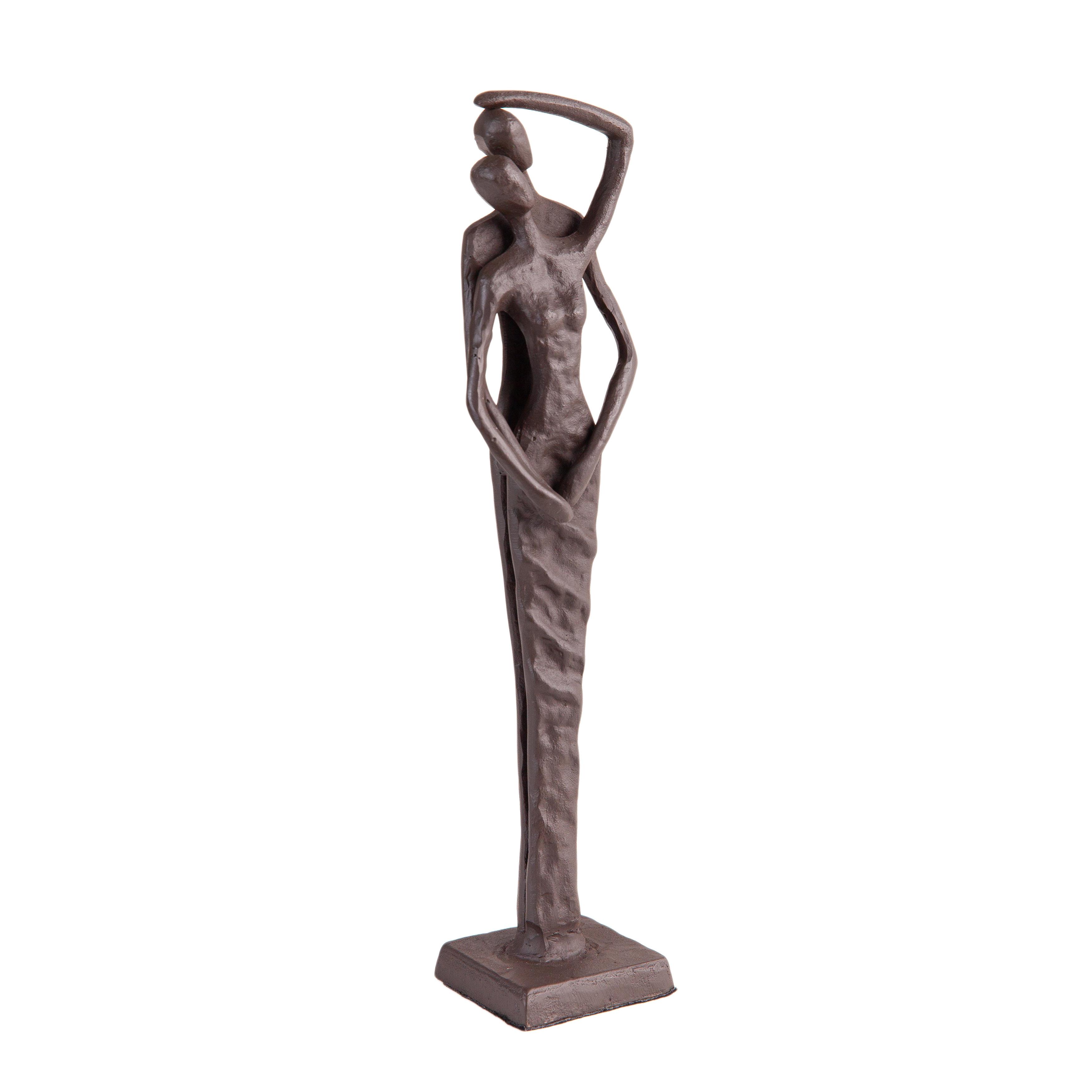 Ivy Bronx Ogara Abstract Couple Embracing Iron Sculpture & Reviews ...
