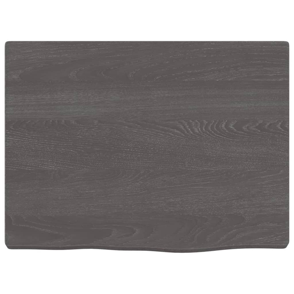 vidaXL Bathroom Countertop Live Edge Vanity Top Treated Solid Wood ...