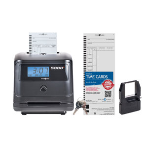 Pyramid 5000+ Auto Totaling Time Clock | Wayfair